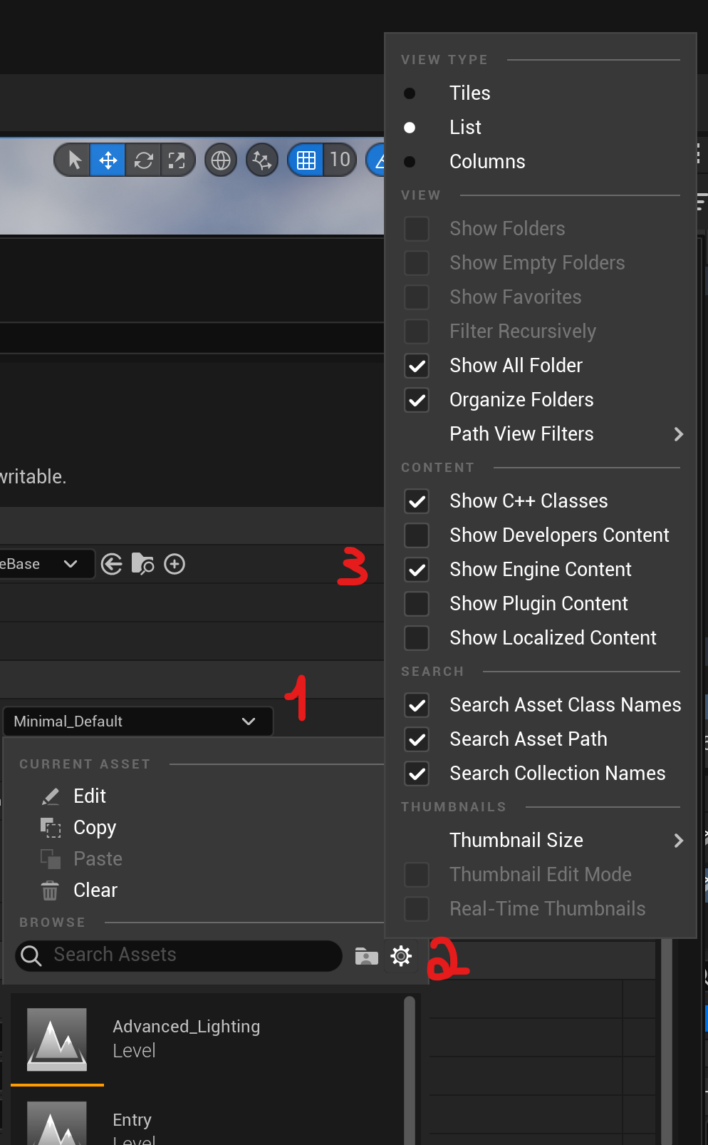 Abrindo Mapa Default na Unreal - Ed Space